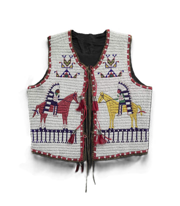 Native American Handmade Beaded Vests – PowwowRegaliaShop